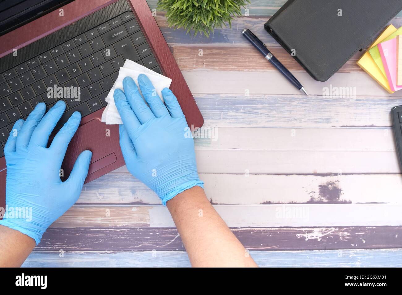 Disinfecting keyboard hi-res stock photography and images - Alamy