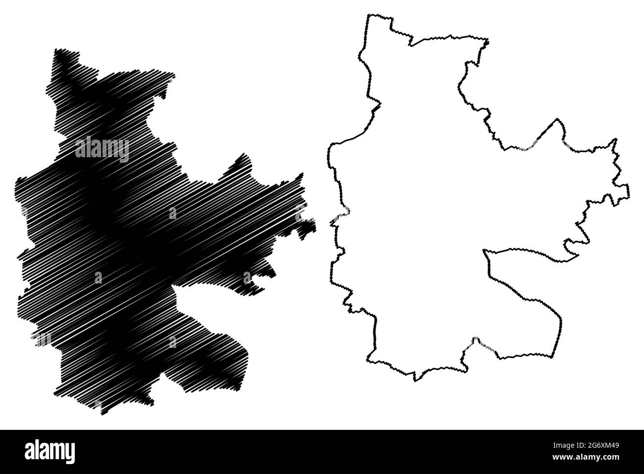 Cottbus city (Federal Republic of Germany, Urban district, State of ...