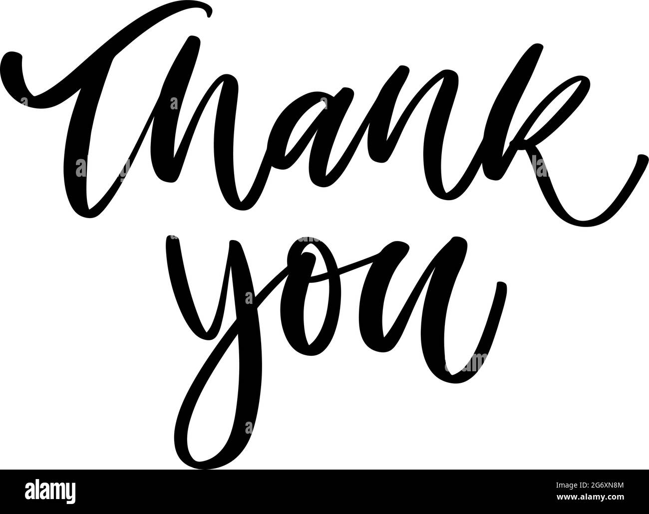 thank you Slogan print for textile t-shirt vector Stock Vector Image ...