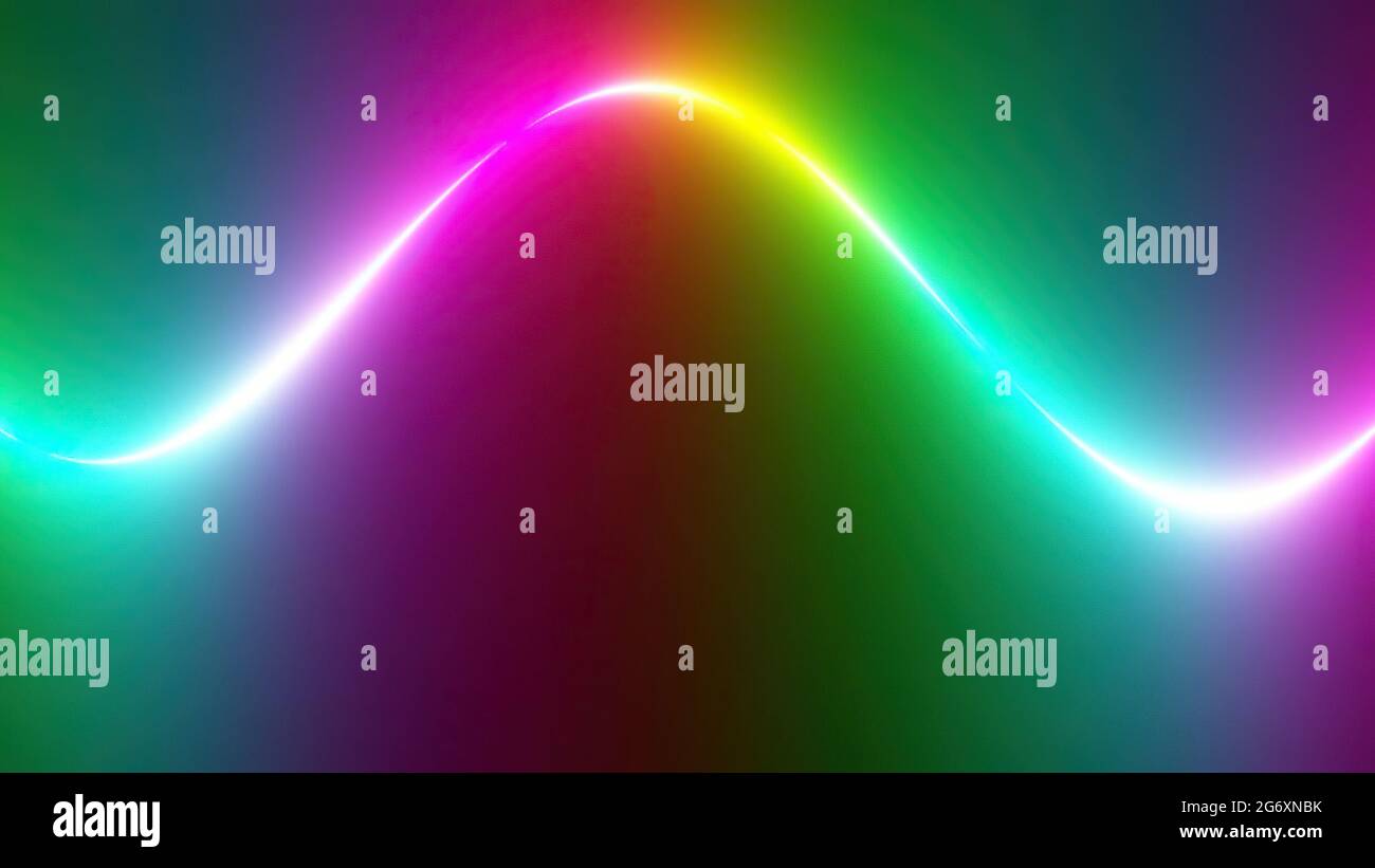 Animation Colorful Abstract Rainbow Spectrum Line Stock Photo - Alamy