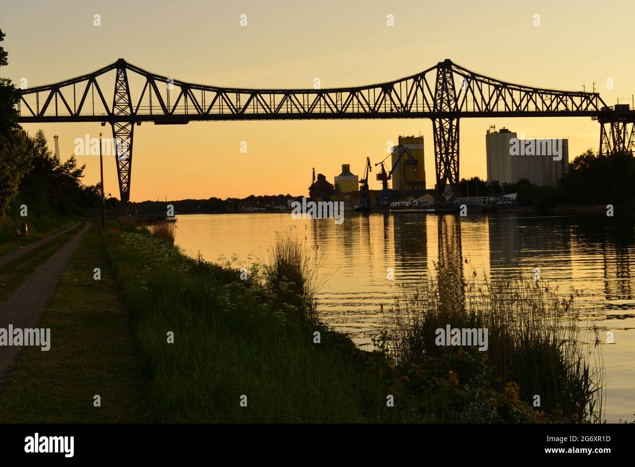 Rendsburg railway bridge hi-res stock photography and images - Alamy