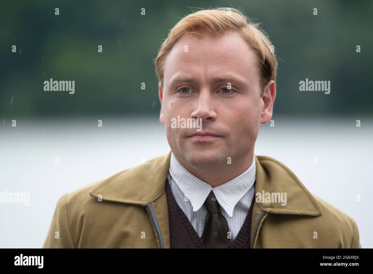 Actor Max RIEMELT plays the role of Wolfgang Bern, portrait, portrait ...