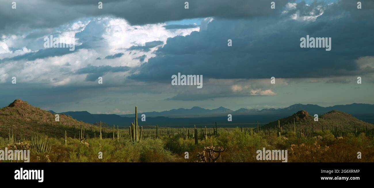 Arizona desert panorama hi-res stock photography and images - Alamy