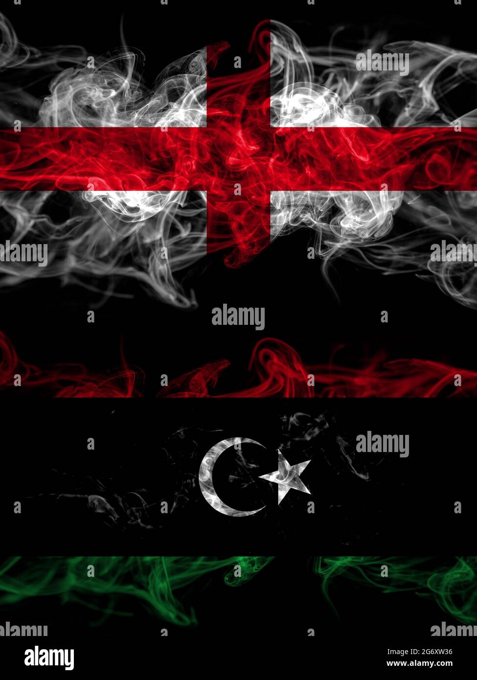 England libya flag hi-res stock photography and images - Alamy