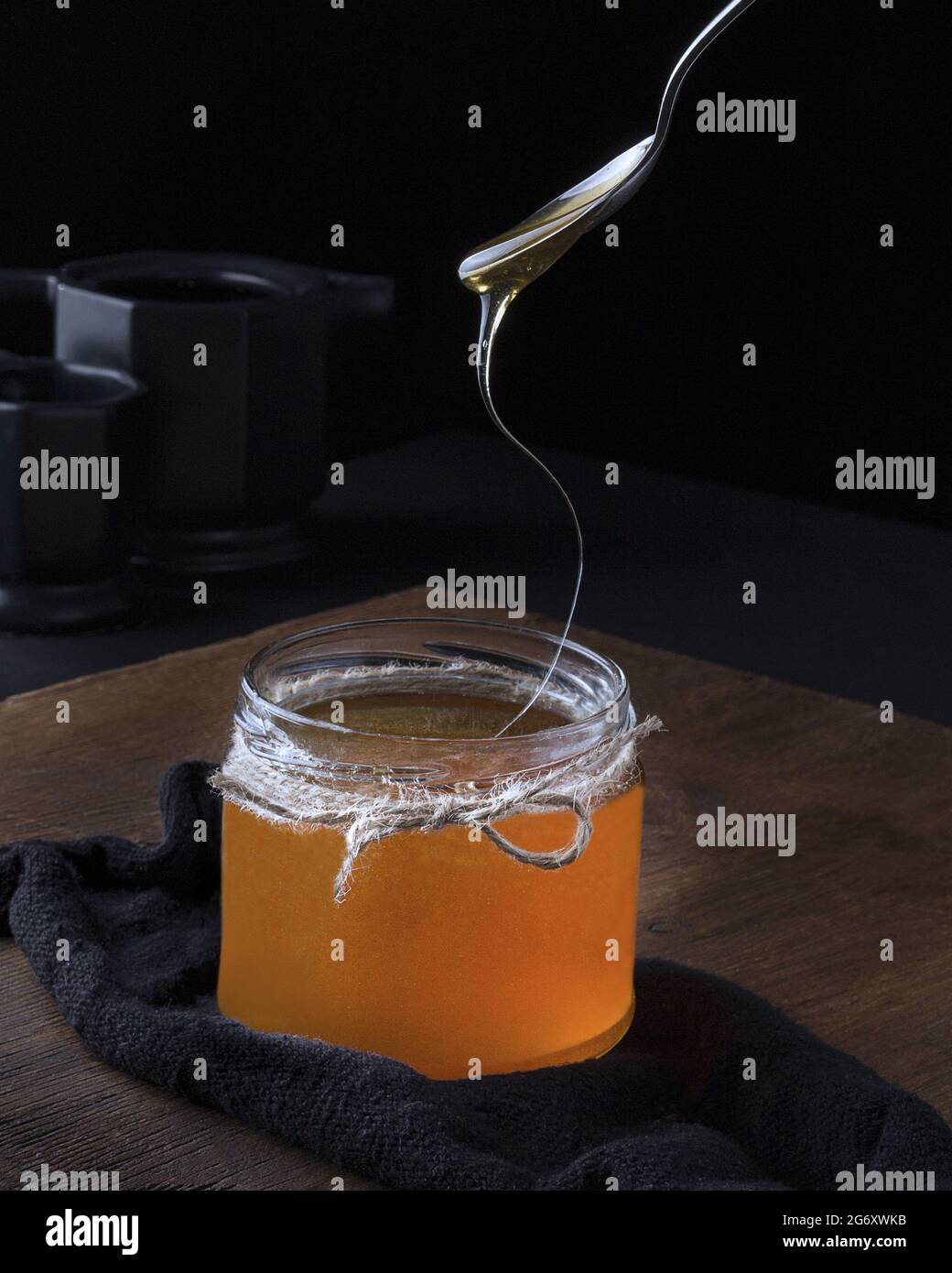 Testing food with spoon hi-res stock photography and images - Alamy