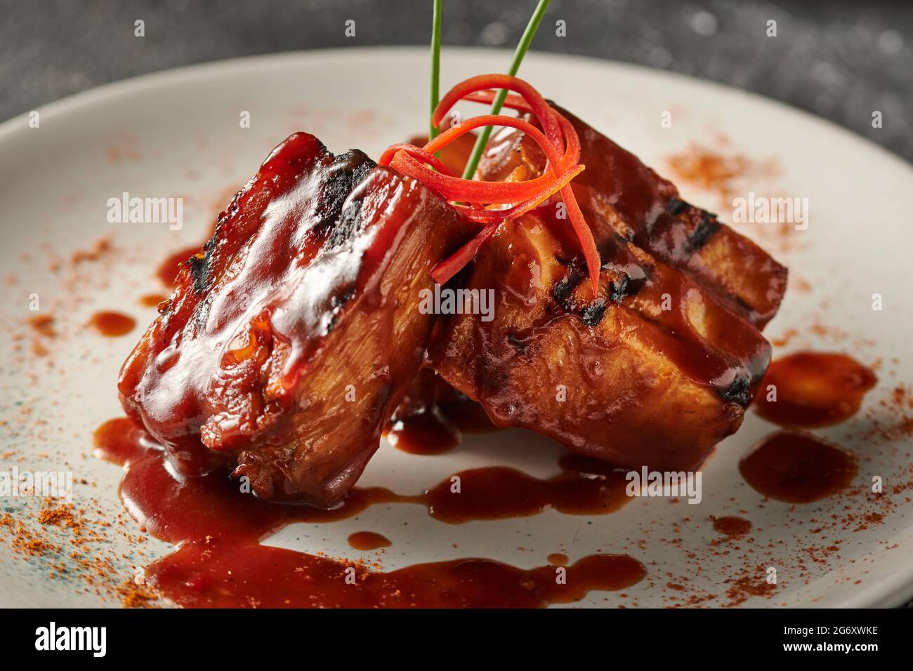 Costillas bbq hi-res stock photography and images - Alamy