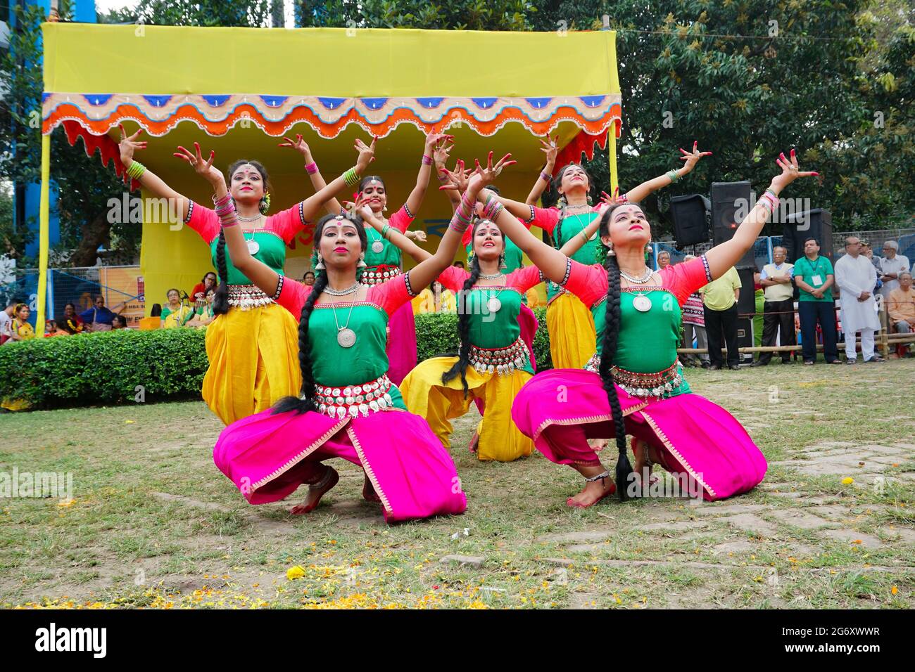 Kolkata, West Bengal, India - 9th March 2020 : Smiling young Bengali ...