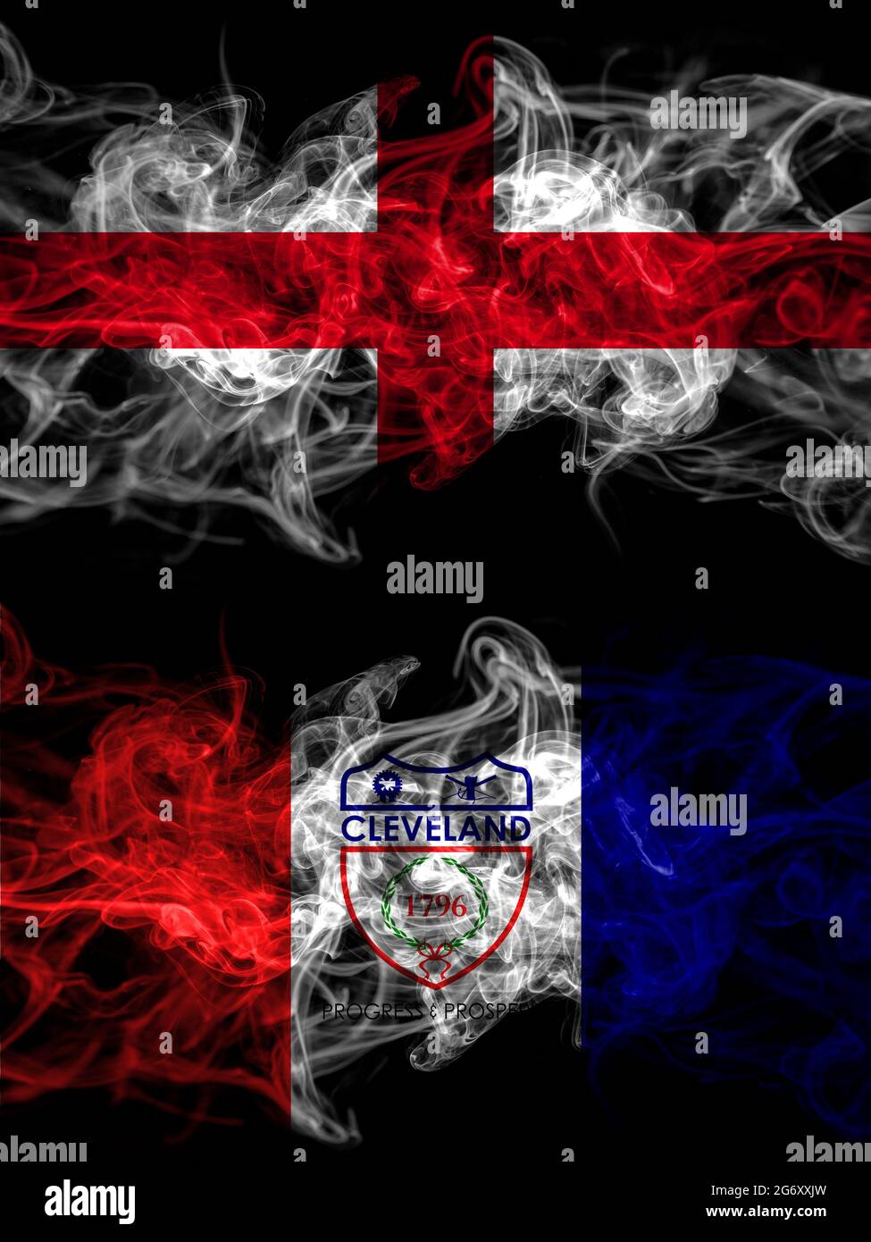 Flag of England, English and United States of America, America, US, USA ...