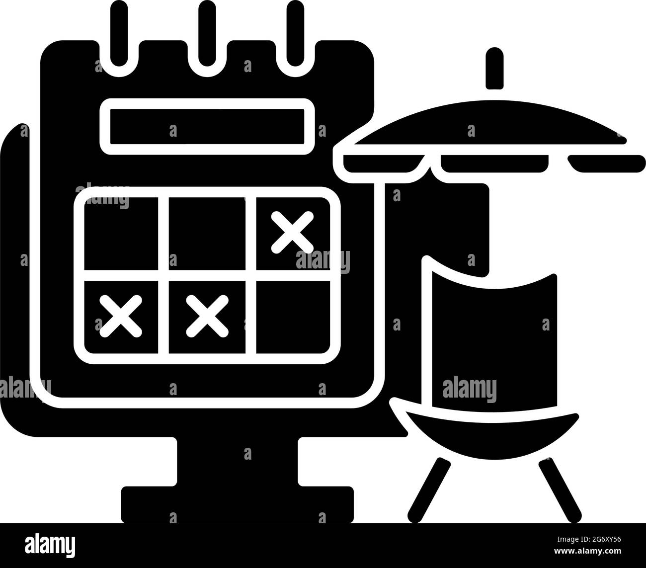Day off work, calendar Stock Vector Images - Alamy