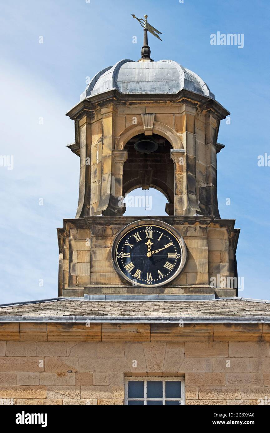 Clock tower of the stables of a stately house Stock Photo - Alamy
