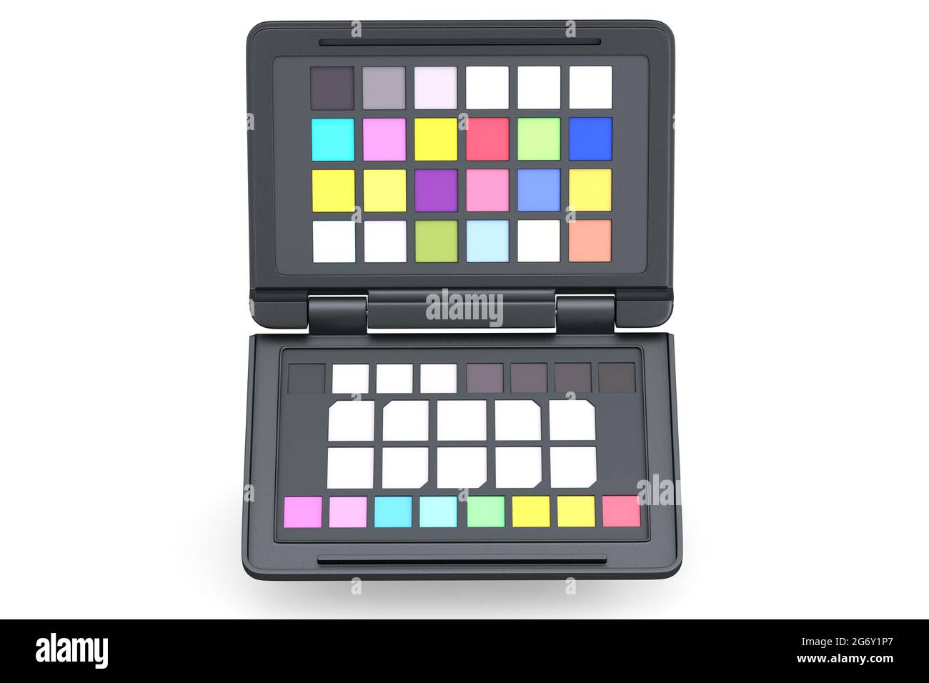 Rainbow color palette or colorchecker calibration passport for post ...