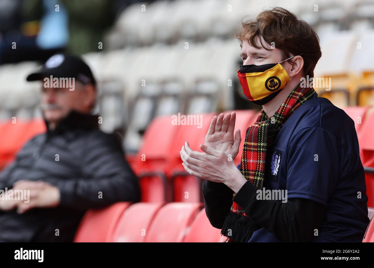 Partick thistle stadium fans hi-res stock photography and images - Alamy
