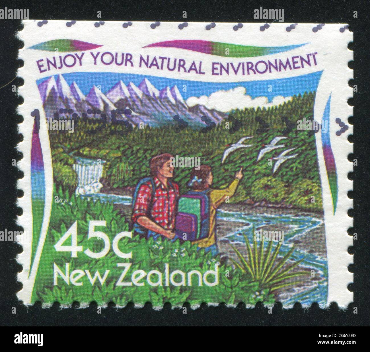 NEW ZEALAND - CIRCA 1995: stamp printed by New Zealand, shows ...