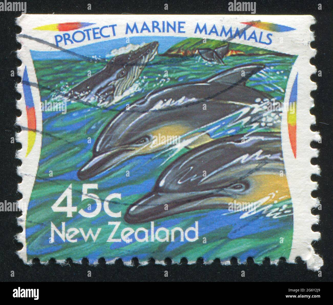 NEW ZEALAND - CIRCA 1995: stamp printed by New Zealand, shows ...