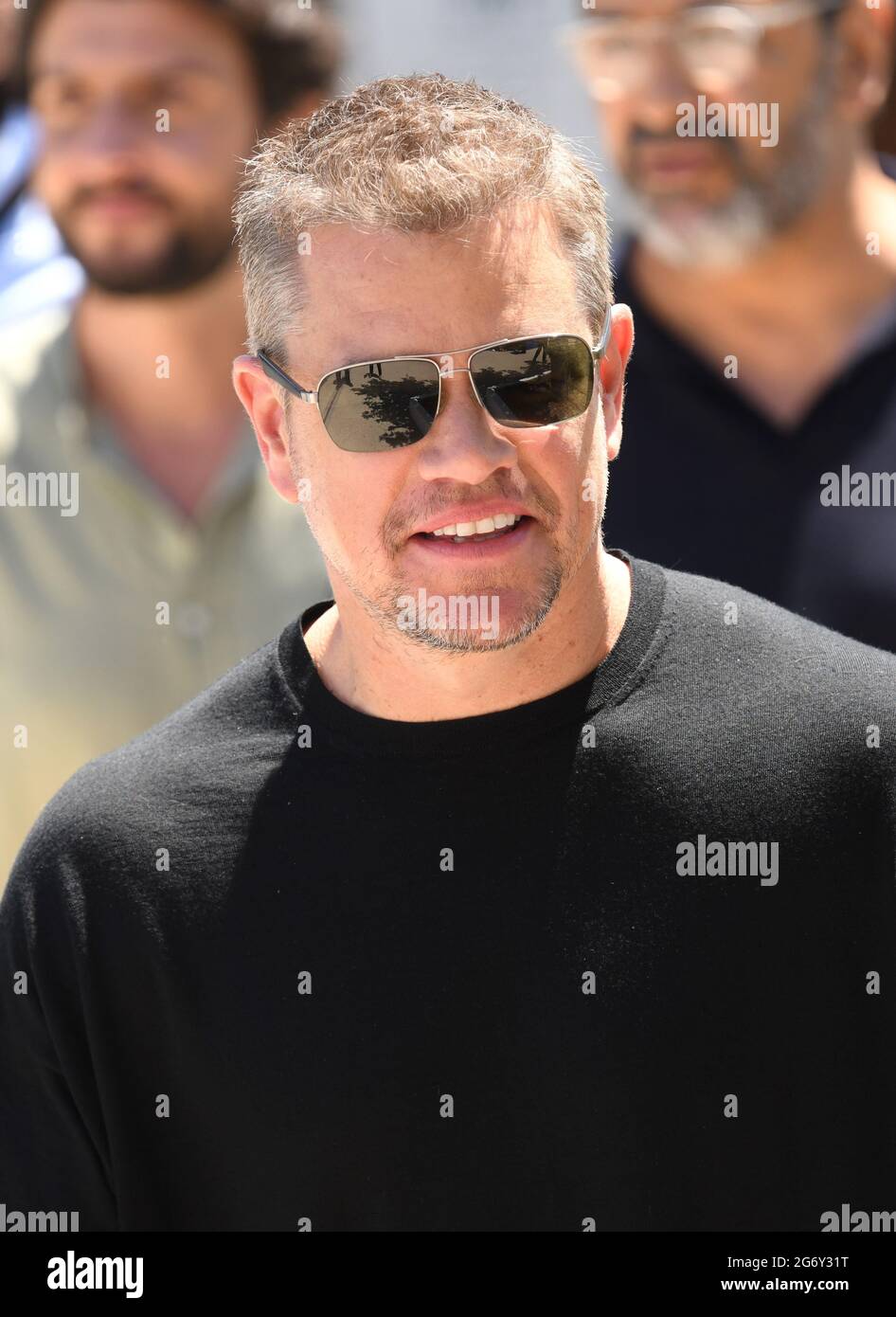 Cannes, France, 9 July 2021 Matt Damon at the photocall for Stillwater ...