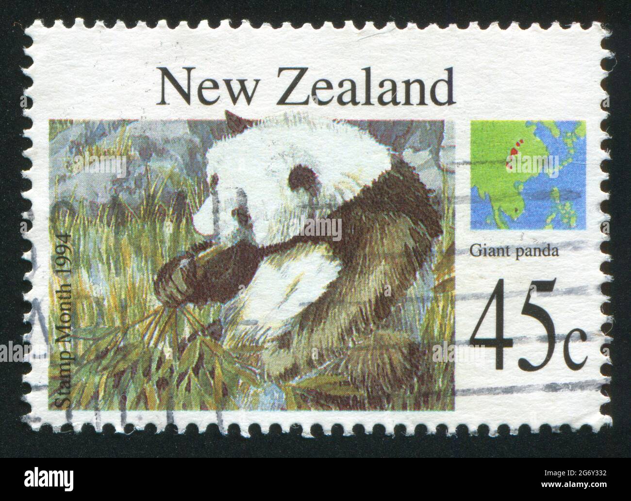 NEW ZEALAND - CIRCA 1994: stamp printed by New Zealand, shows Wild ...