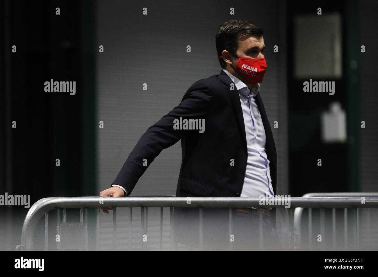 Labour TD and Director of Elections Duncan Smith at the count centre ...