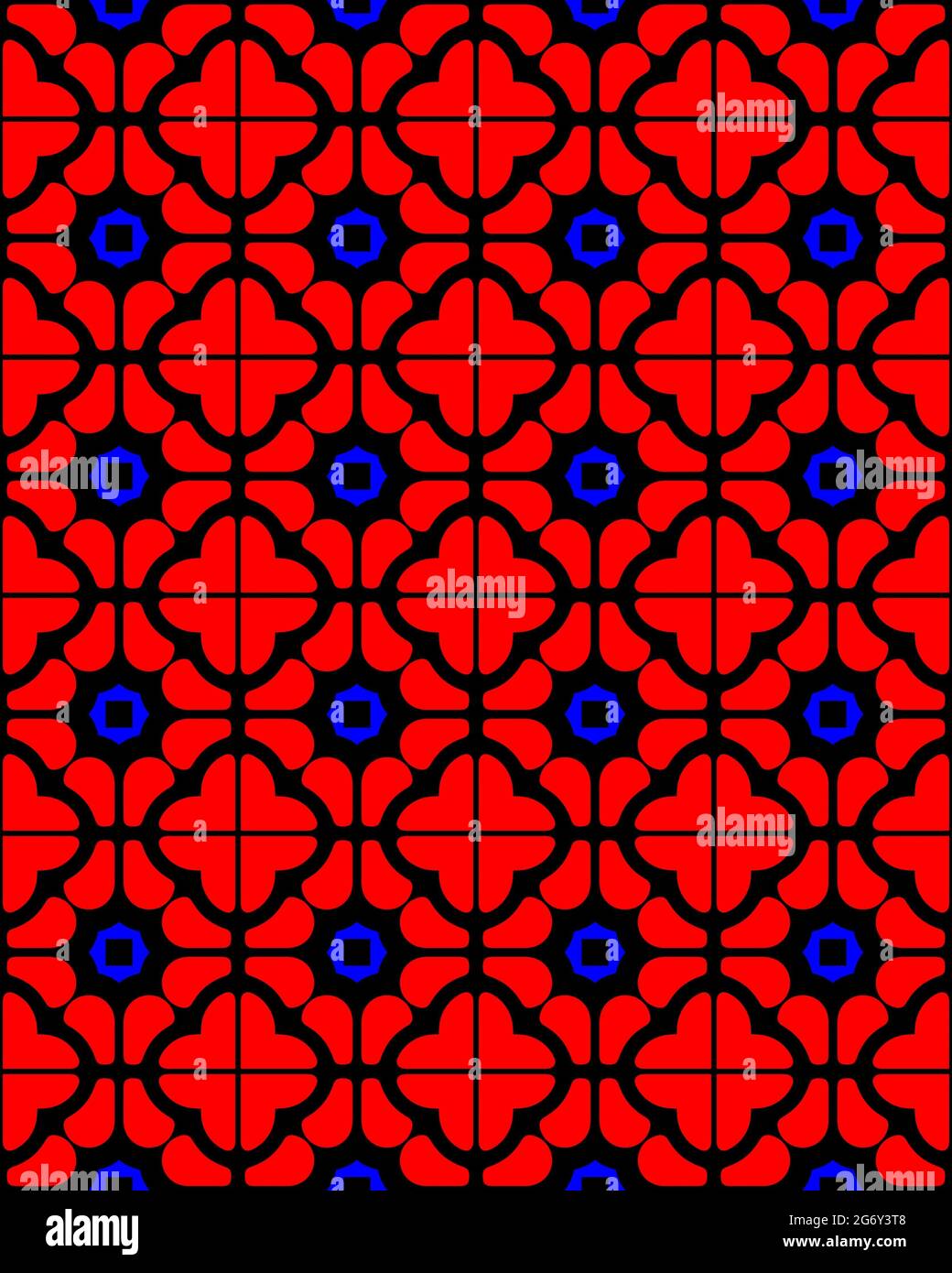 Seamless pattern decorative wallpaper for red color lovers Stock Photo ...