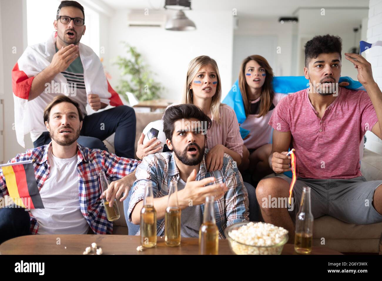 Shocked upset football fan hi-res stock photography and images - Alamy