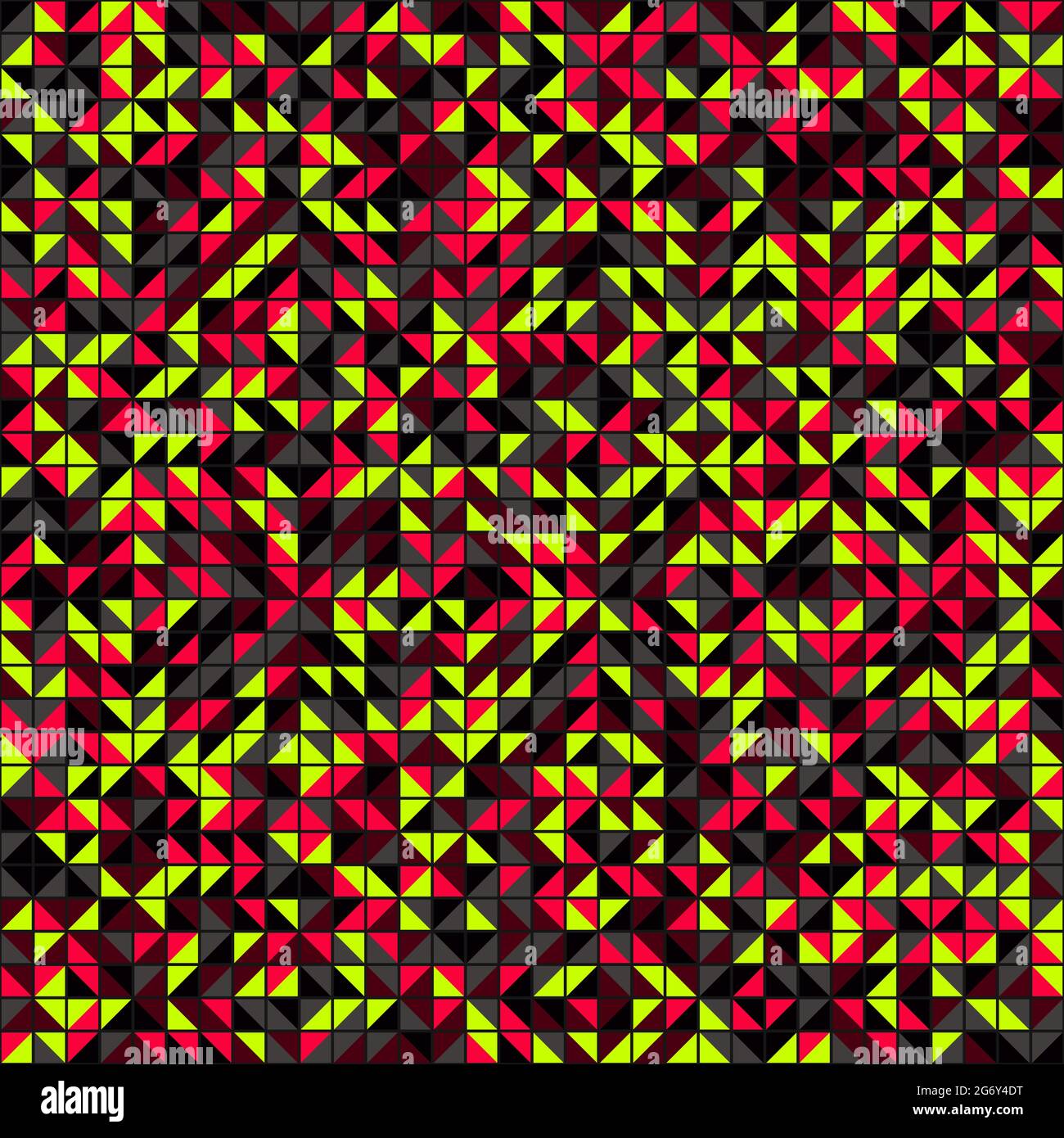 Abstract Geometrical generative computational art illustration Stock ...