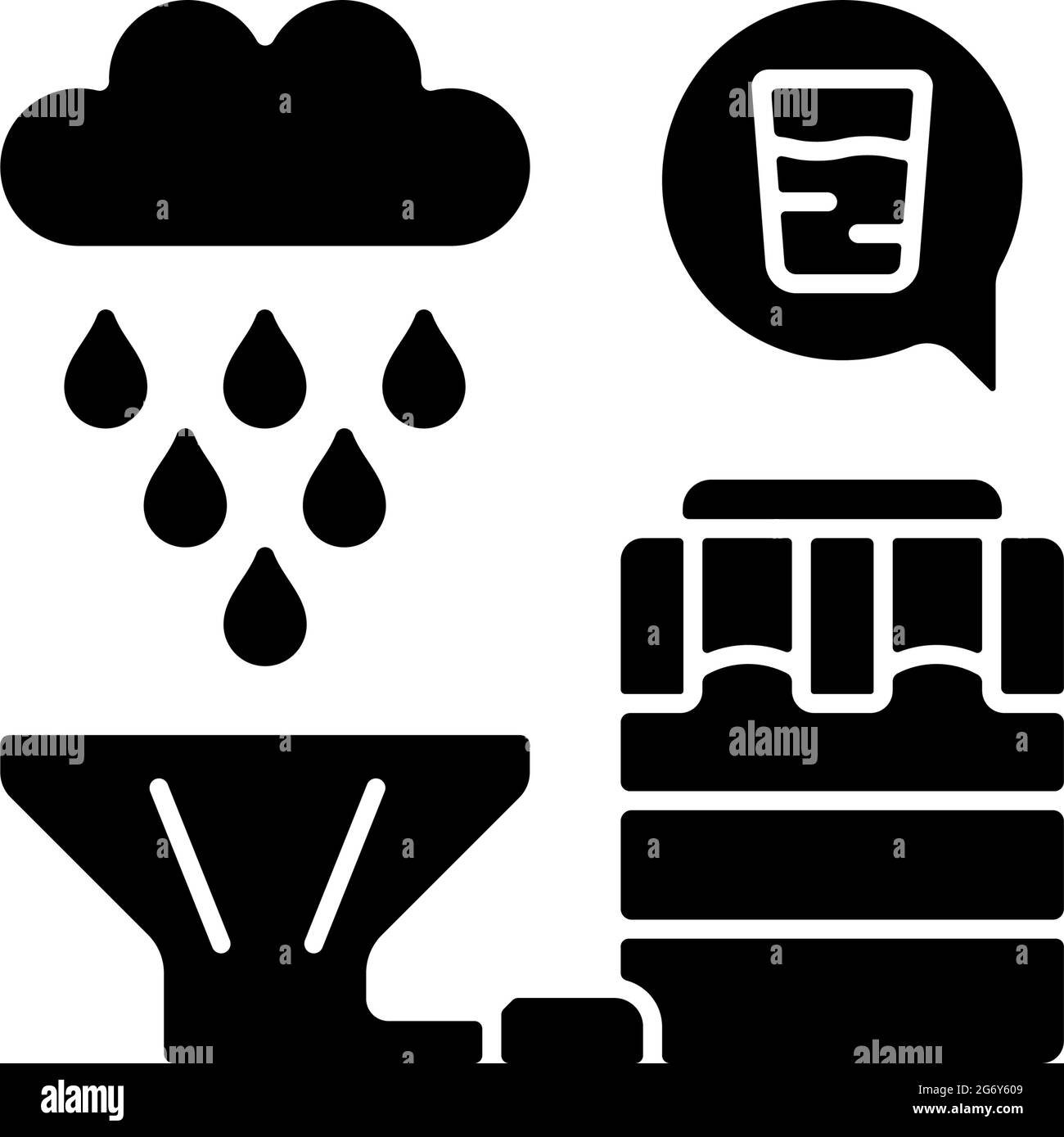 Rainwater tank Stock Vector Images - Alamy
