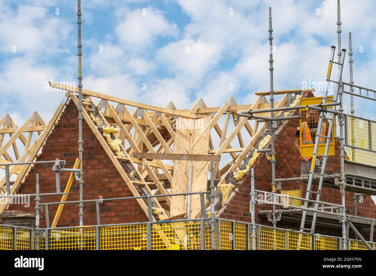 Keepmoat homes property developers, development site in Chorley ...