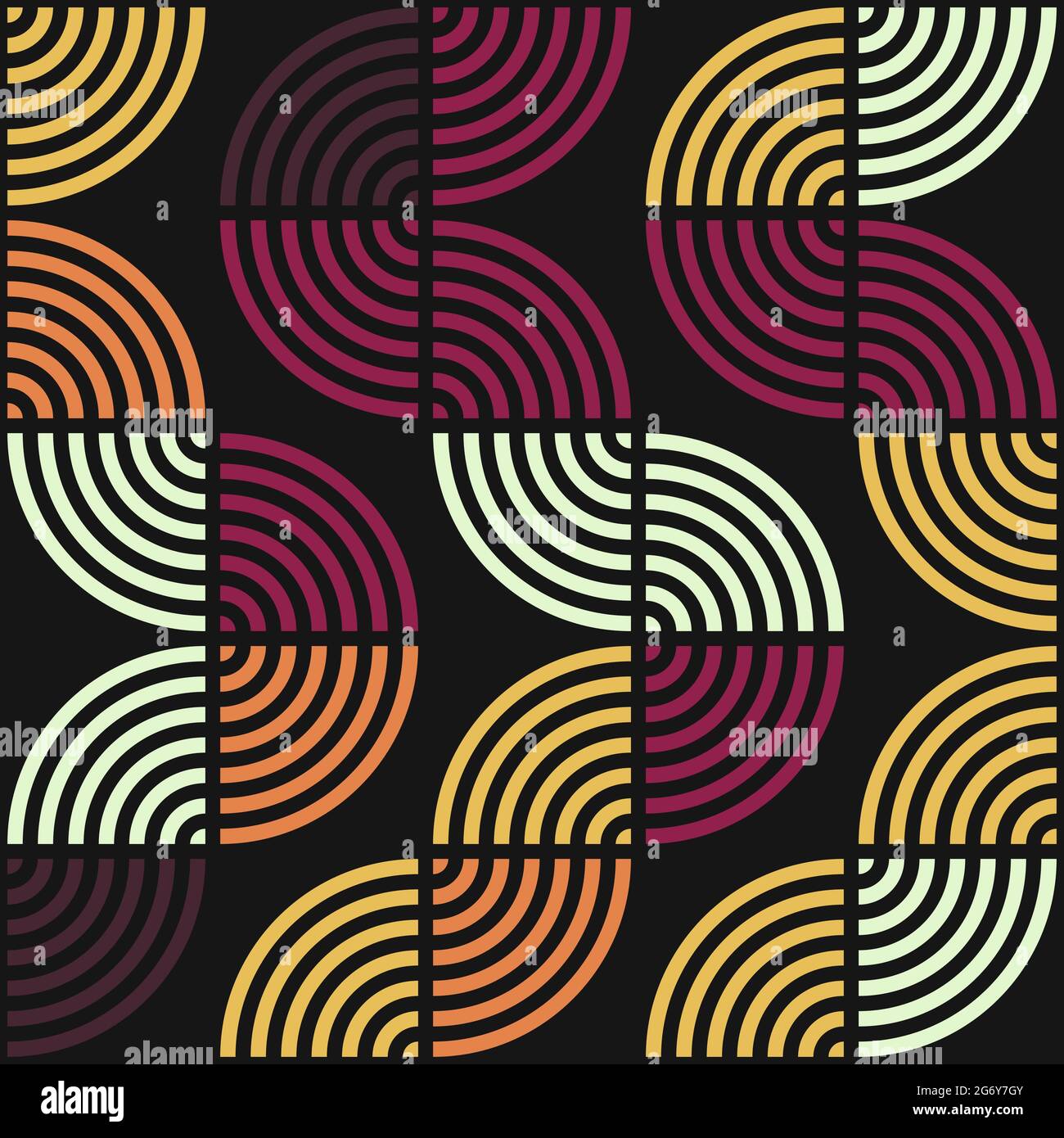 Abstract Geometrical generative computational art illustration Stock Vector Image & Art - Alamy