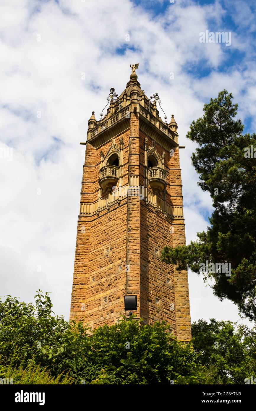 Cabot Tower, Brandon Park, Bristol city, England Stock Photo - Alamy