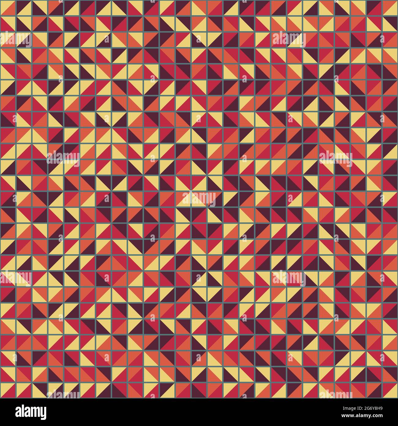 Abstract Geometrical generative computational art illustration Stock ...