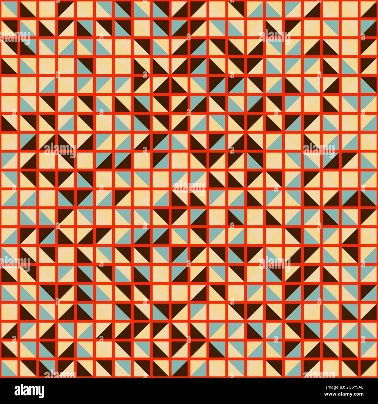 Abstract Geometrical generative computational art illustration Stock ...