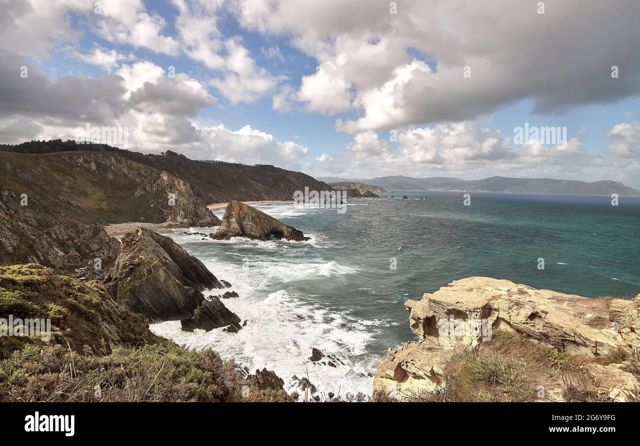 Beautiful shot of the beach of El Banco Mas Bonito Stock Photo - Alamy