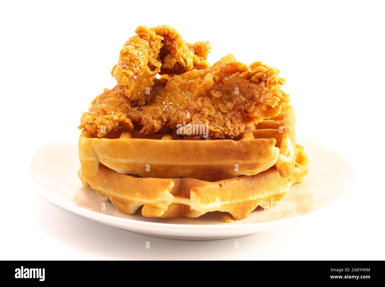 American waffles stack hi-res stock photography and images - Alamy