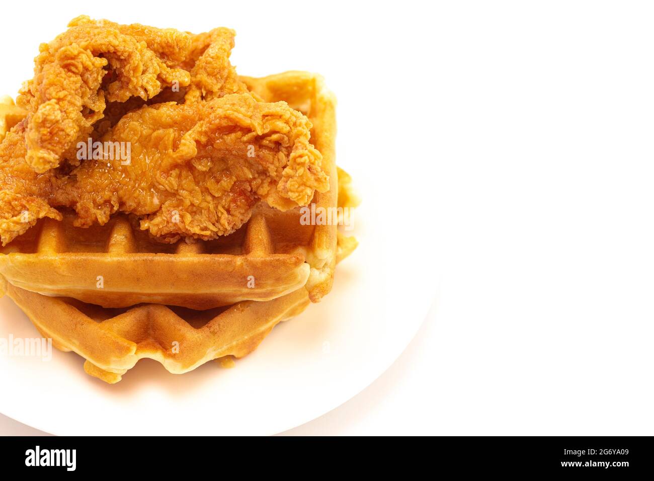 American waffles stack hi-res stock photography and images - Alamy