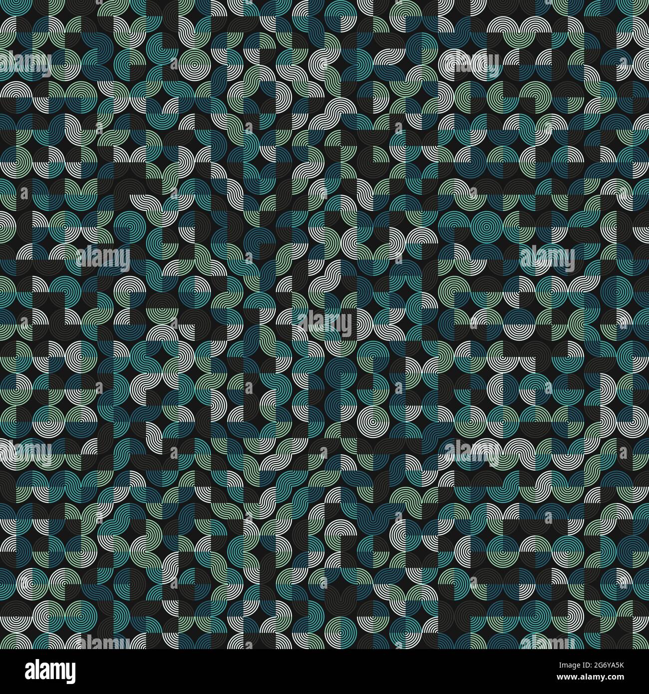 Abstract Geometrical generative computational art illustration Stock Vector Image & Art - Alamy