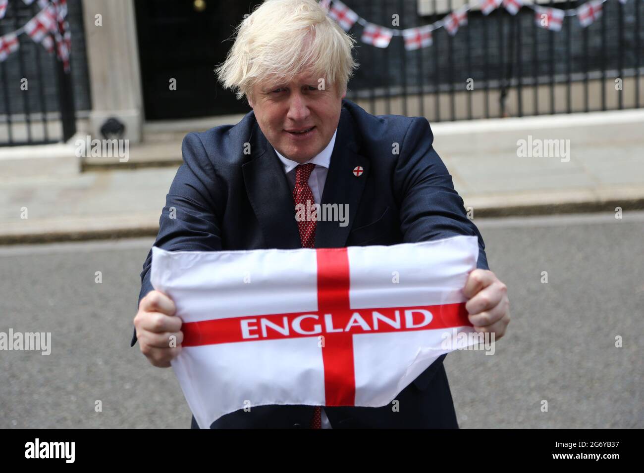 London, England, UK. 9th July, 2021. UK Prime Minister BORIS JOHNSON ...