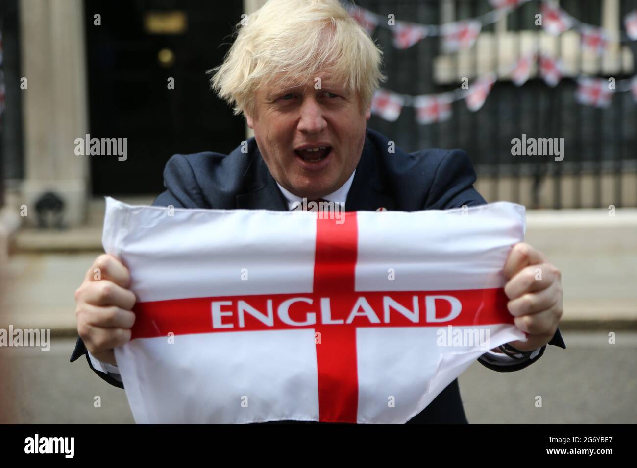 London, England, UK. 9th July, 2021. UK Prime Minister BORIS JOHNSON ...