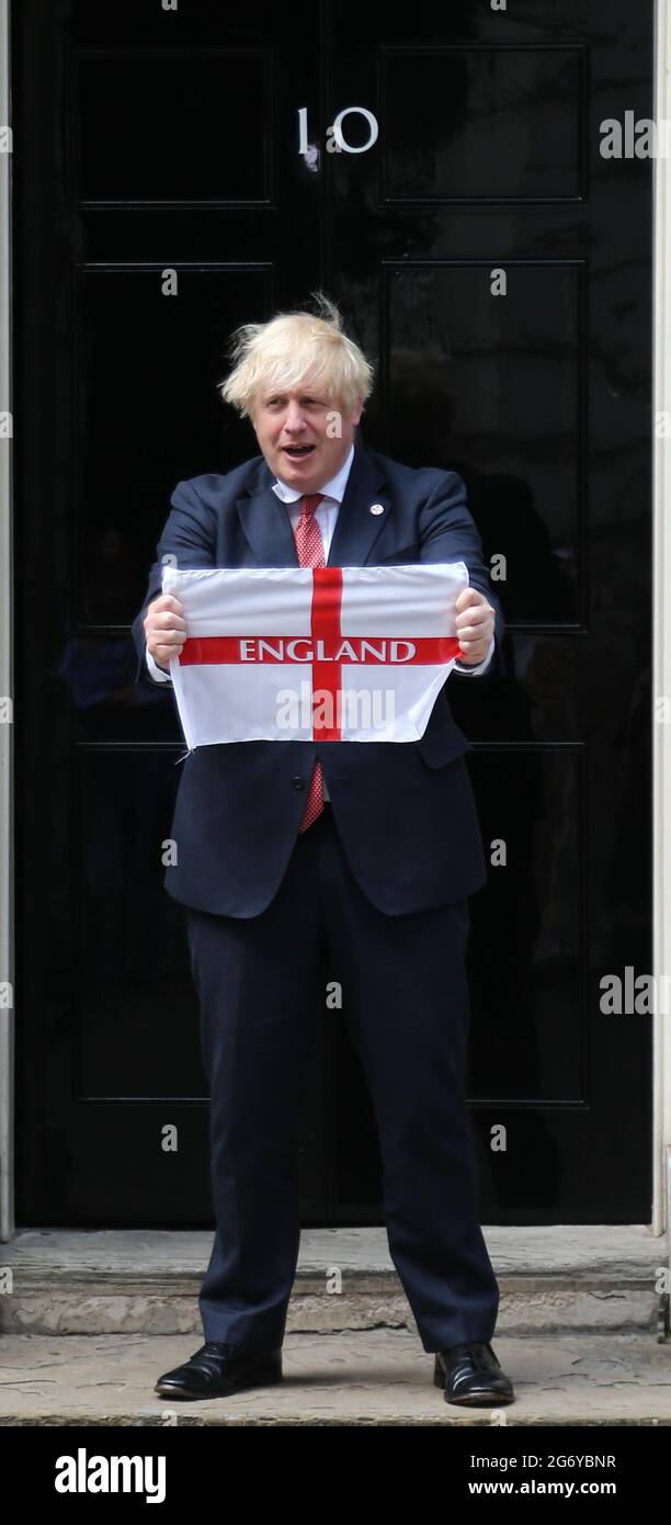 London, England, UK. 9th July, 2021. UK Prime Minister BORIS JOHNSON ...