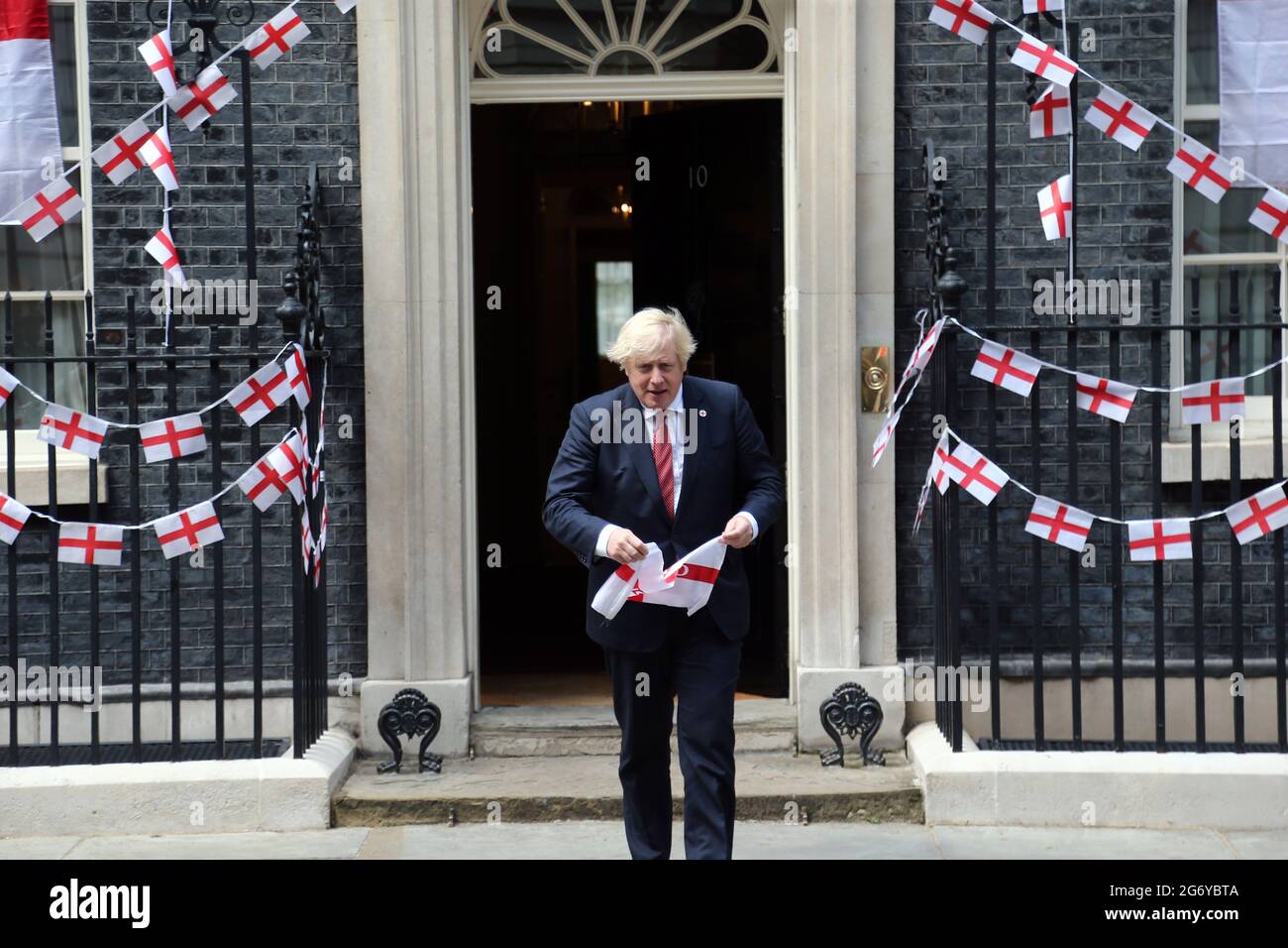 London, England, UK. 9th July, 2021. UK Prime Minister BORIS JOHNSON ...