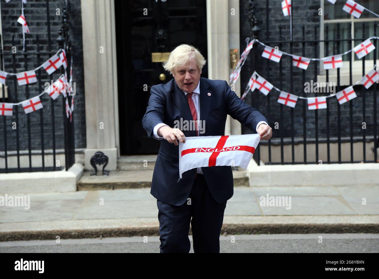 London, England, UK. 9th July, 2021. UK Prime Minister BORIS JOHNSON ...
