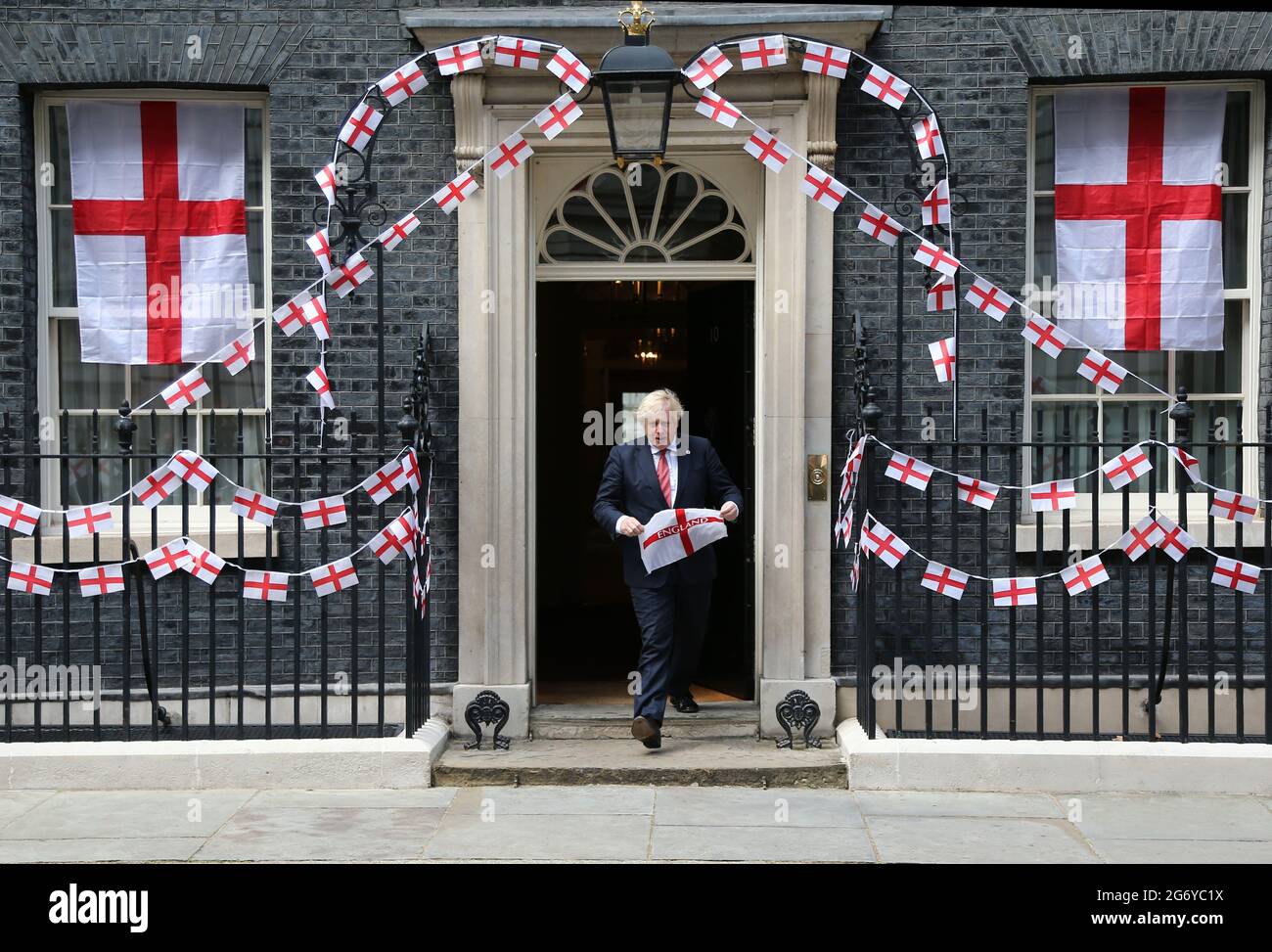 London, England, UK. 9th July, 2021. UK Prime Minister BORIS JOHNSON ...