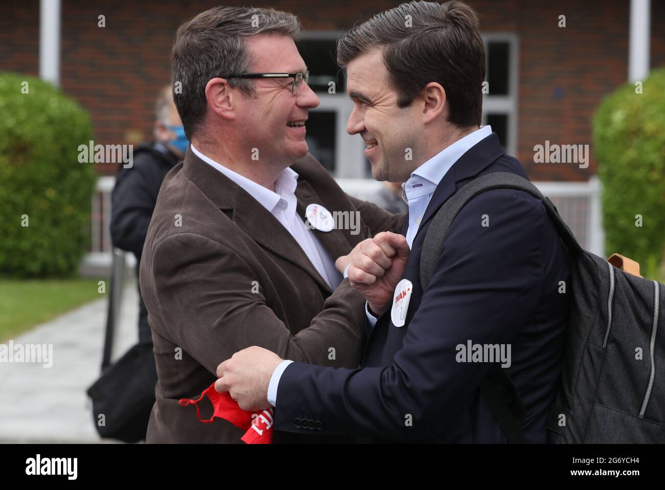 Labour leader Alan Kelly (left) and labour director of elections Duncan ...