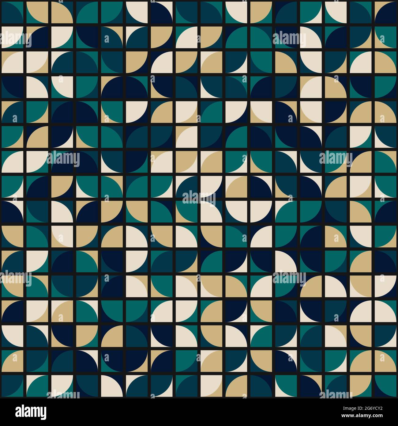 Abstract Geometrical generative computational art illustration Stock Vector Image & Art - Alamy