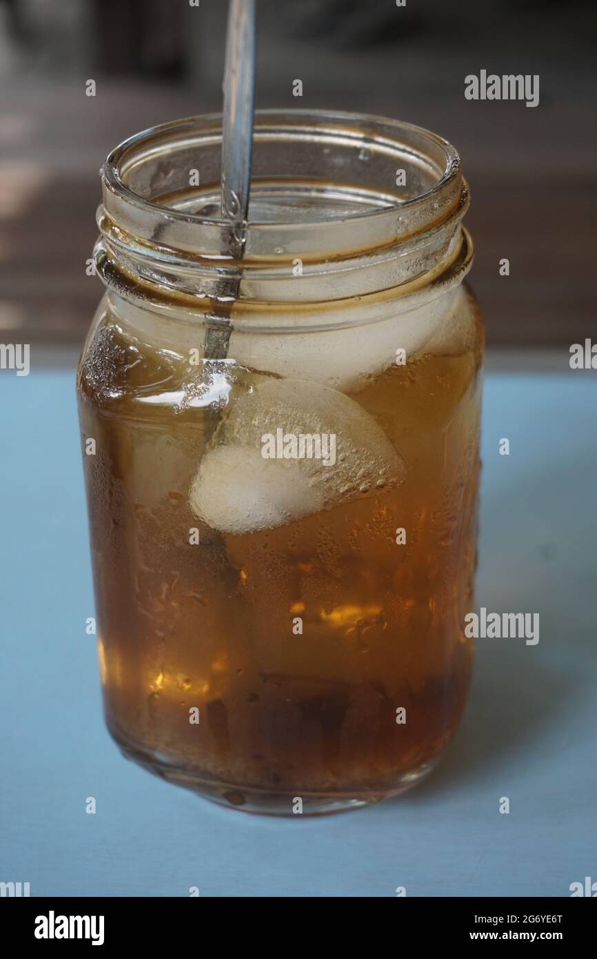 Abstract cold iced tea in hi-res stock photography and images - Alamy