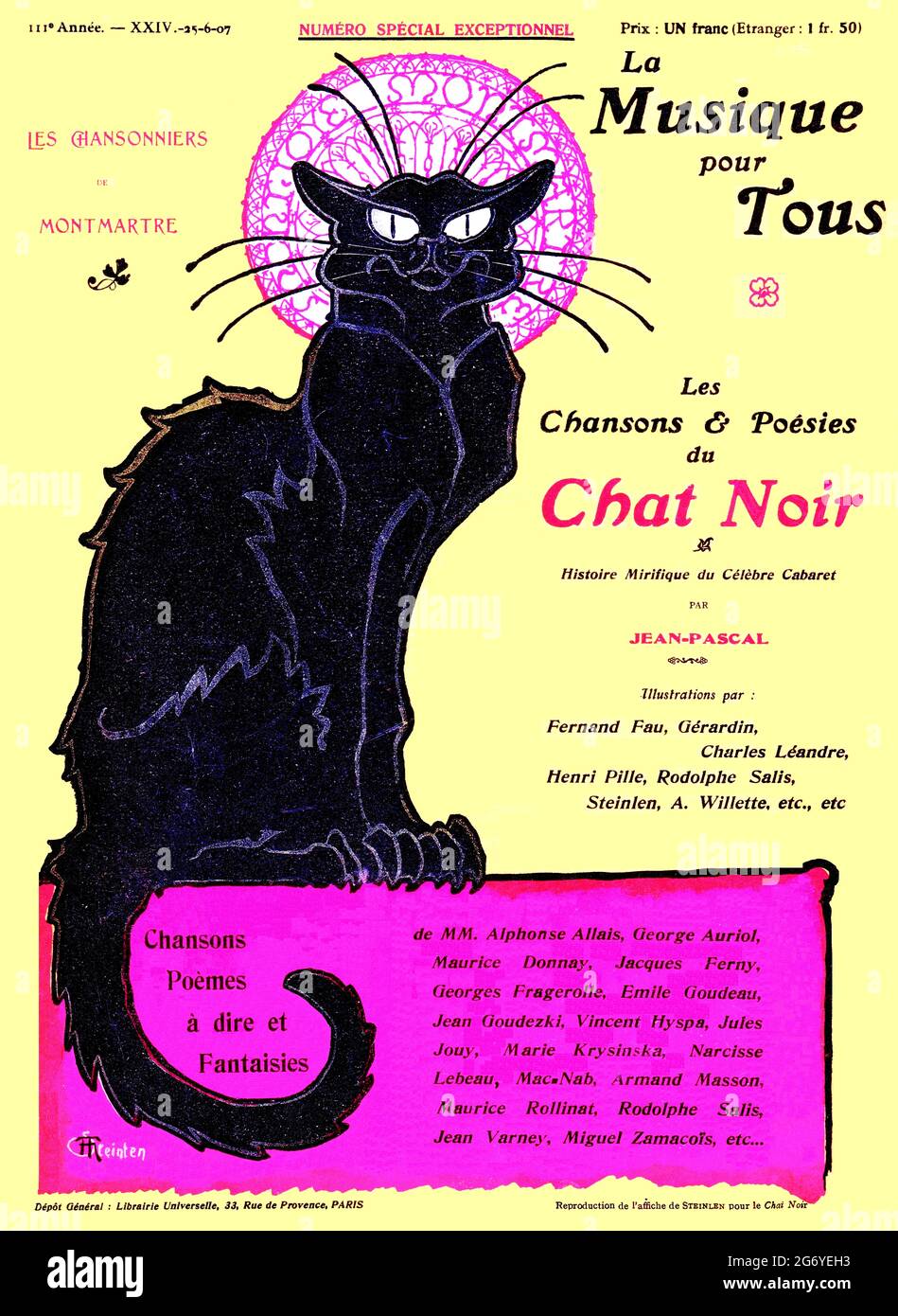 Kes Musique pur Tous, 1907 French music magazine Stock Photo - Alamy
