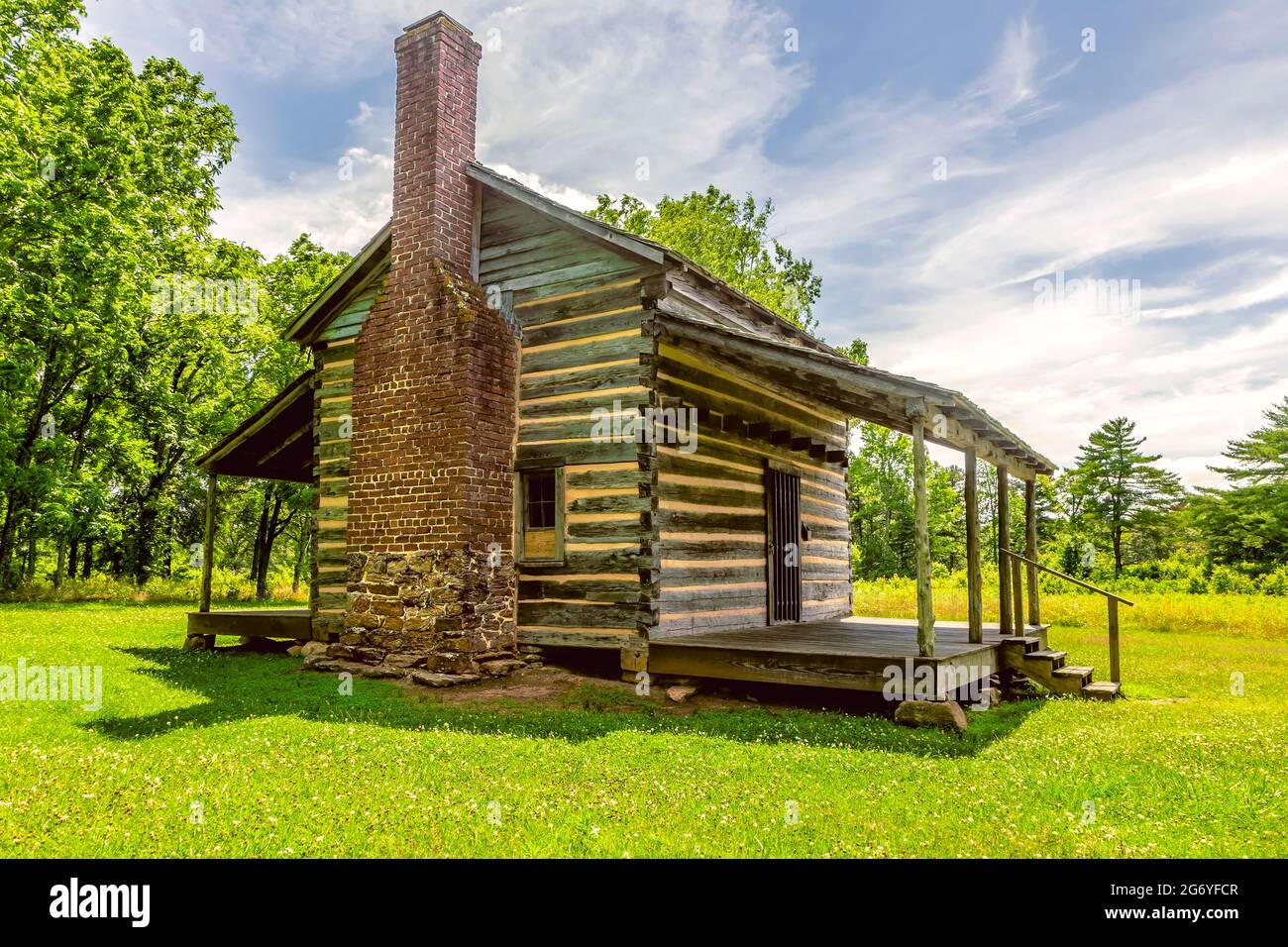 Robert Scruggs House, Cowpens National Battlefield, Gaffney, South ...