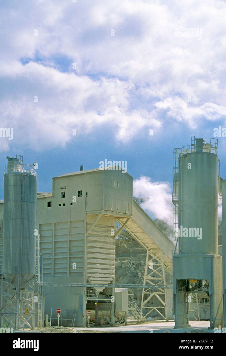 cement production works Stock Photo - Alamy