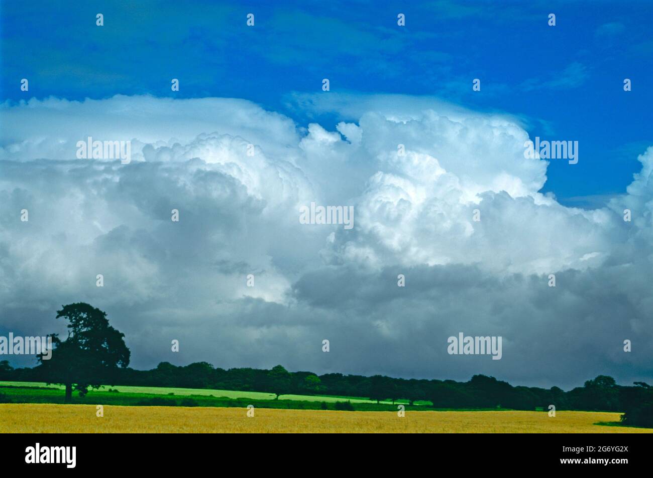 Storm clouds, over rural landscape Stock Photo - Alamy