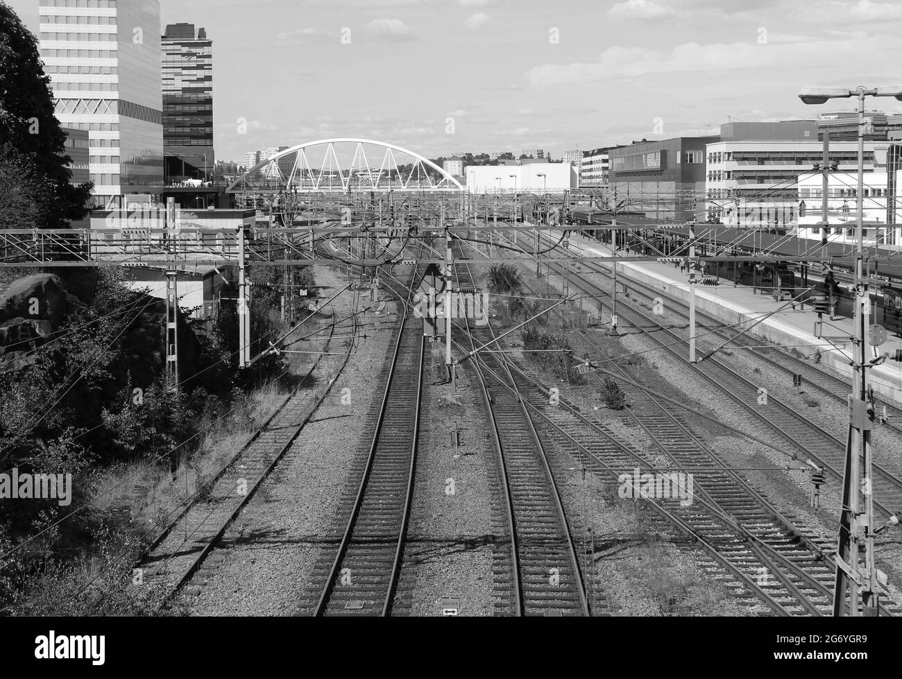 Railroad buildings hi-res stock photography and images - Alamy