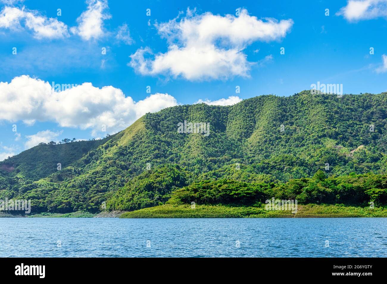Hanabanilla Lake or Dam Landscape, Villa Clara, Cuba Stock Photo - Alamy