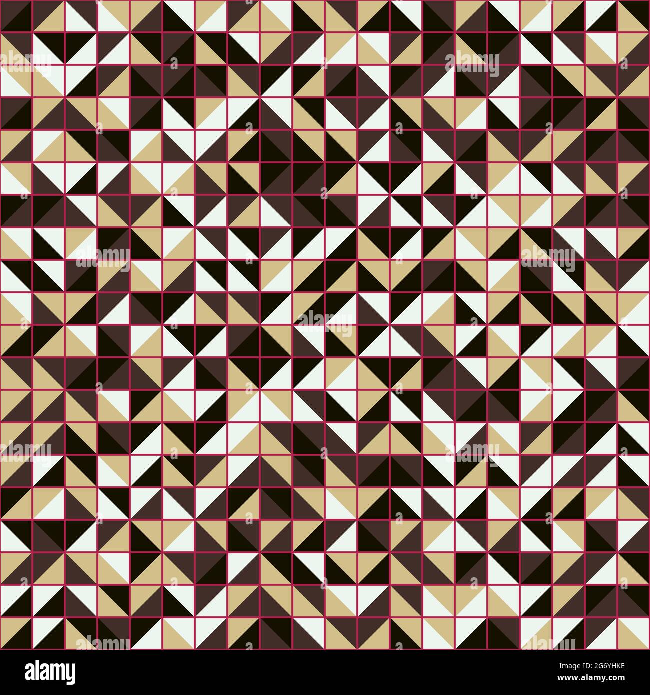Abstract Geometrical generative computational art illustration Stock ...
